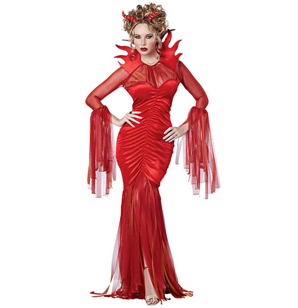 Karnevalski kostim vraga Devilish Diva, crveni