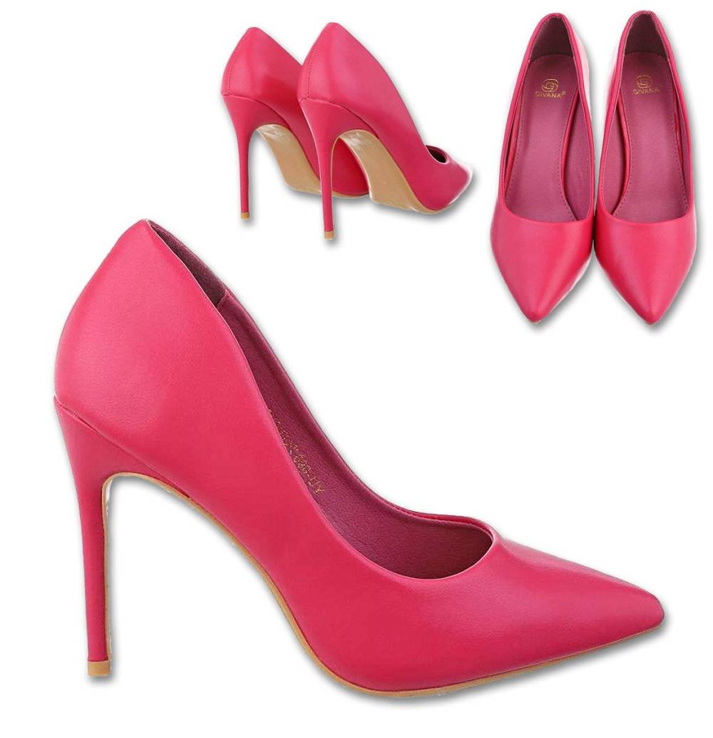 Salonke s visokom petom 090, pink